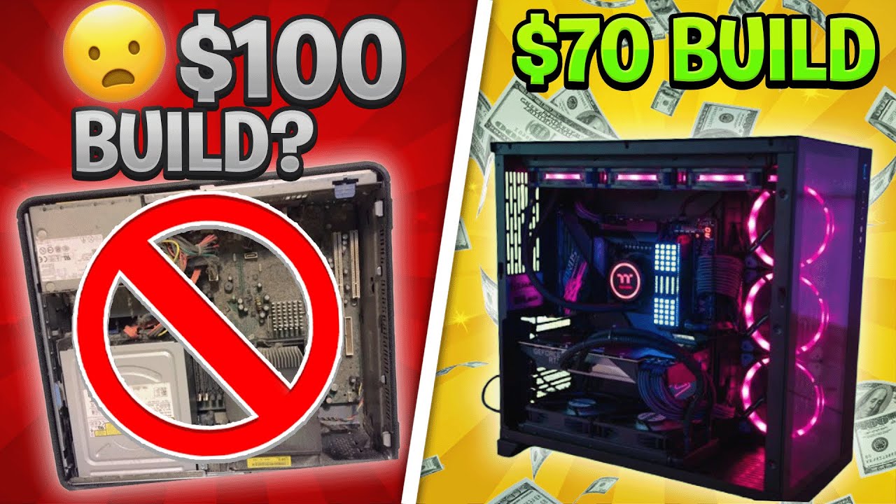 They Said I Couldn’t Build a PC for $100… So I BUILT One for JUST $70 ...