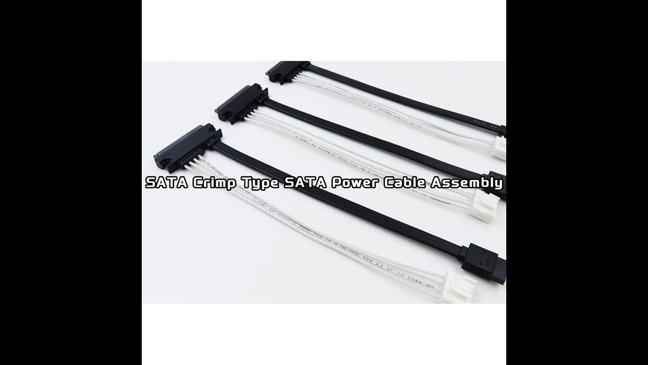 SATA Crimp Type SATA Power Cable Assembly - YouTube