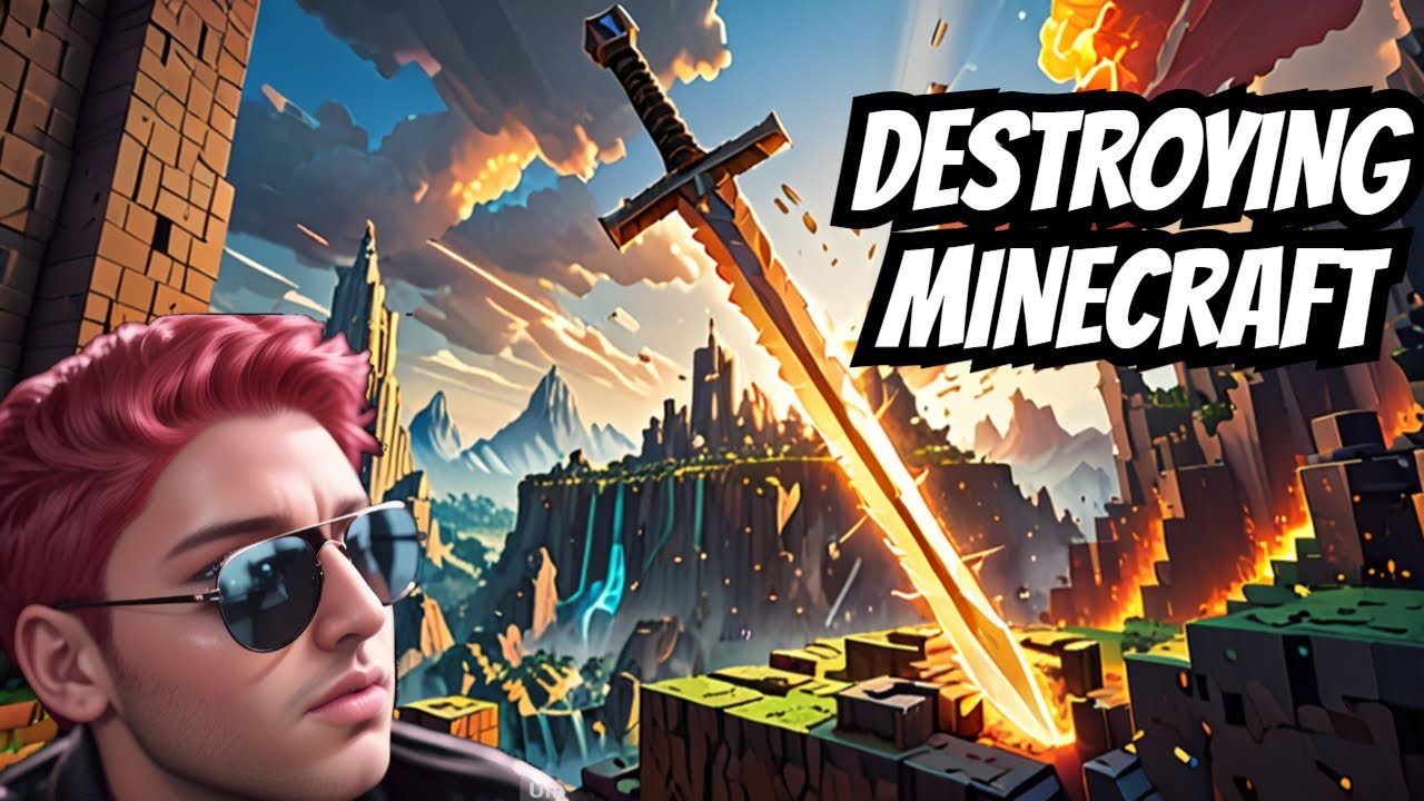 Minecraft, But every sword is op powerful | God Magic Sword in ...