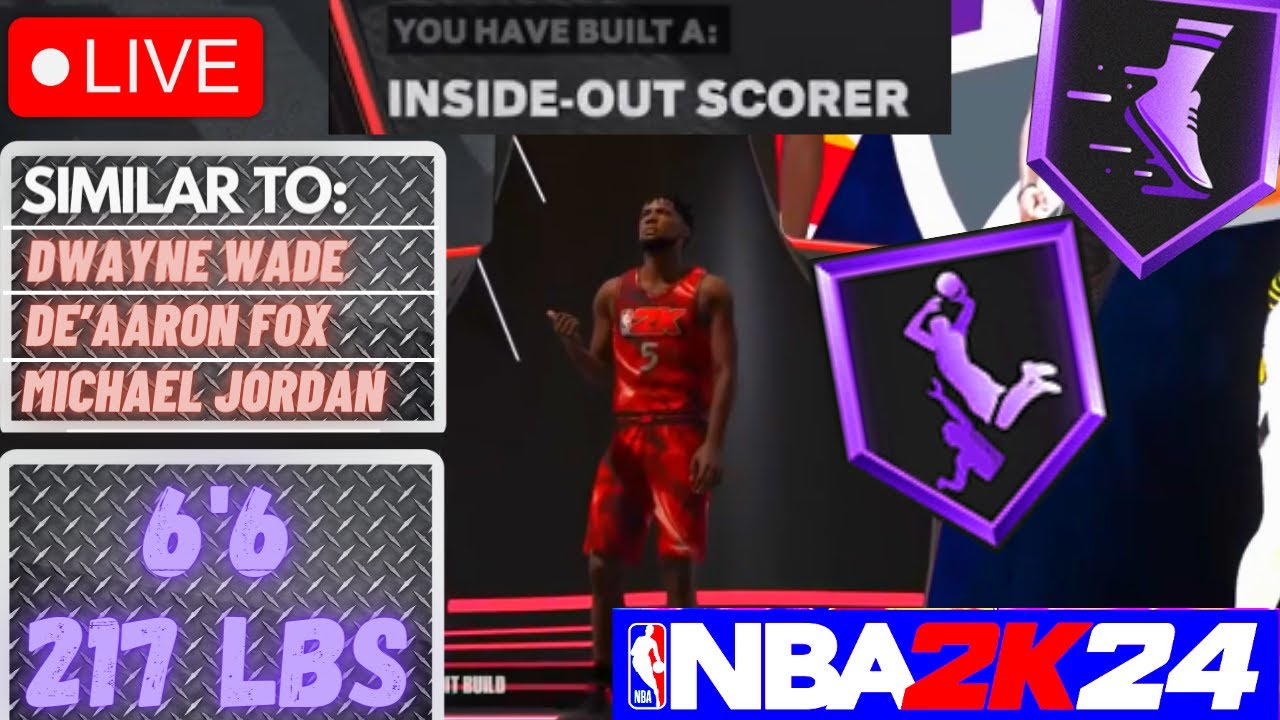 BEST INSIDE-OUT SCORER ON NBA 2K24! MYCAREER & PARK GAMEPLAY - YouTube