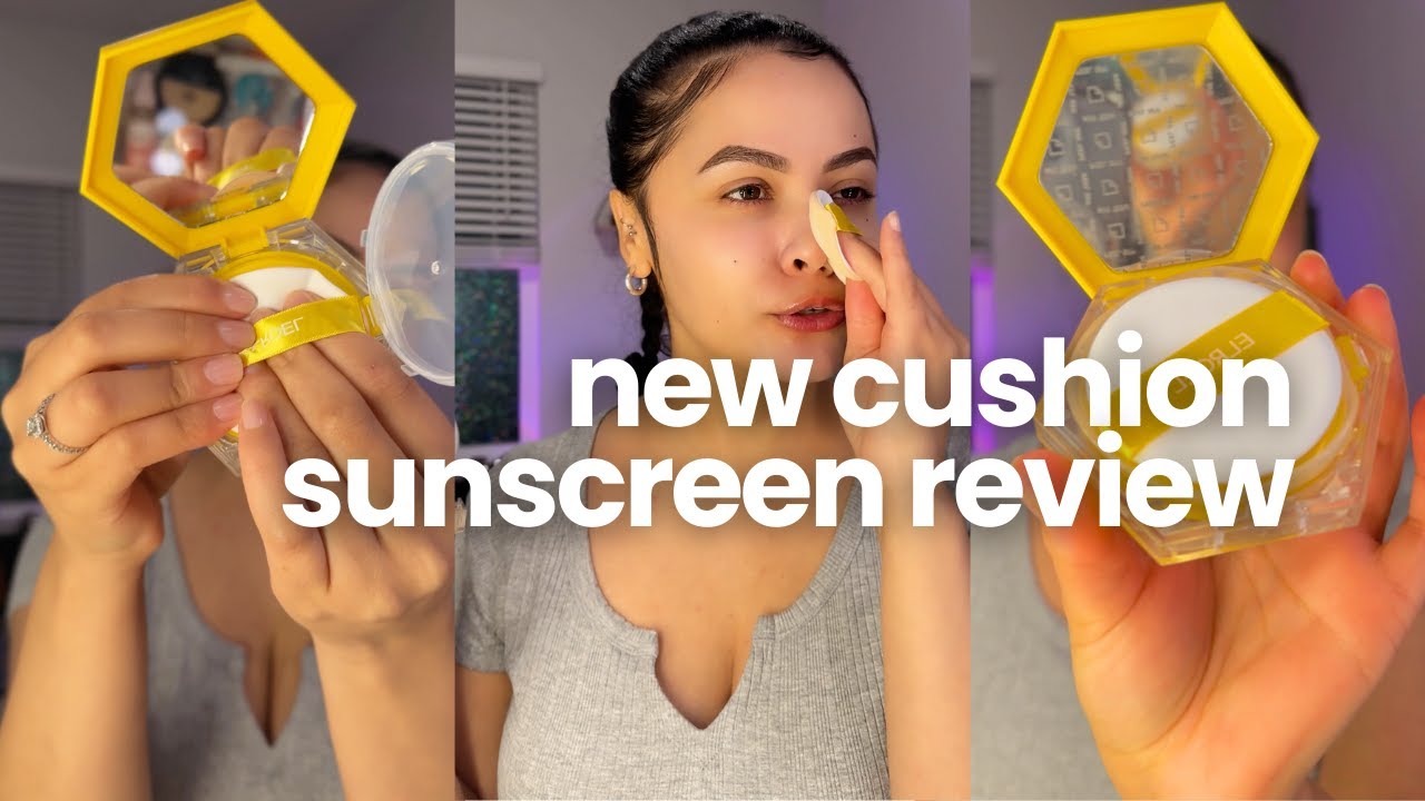 first time using a cushion sunscreen 🌞😎 | Ft. Elroel Pang Pang Sun ...