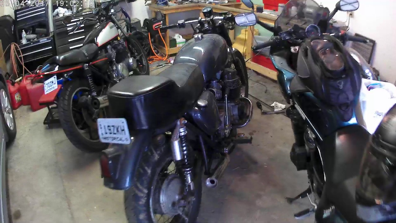 Cb750 custom ignition switch - YouTube