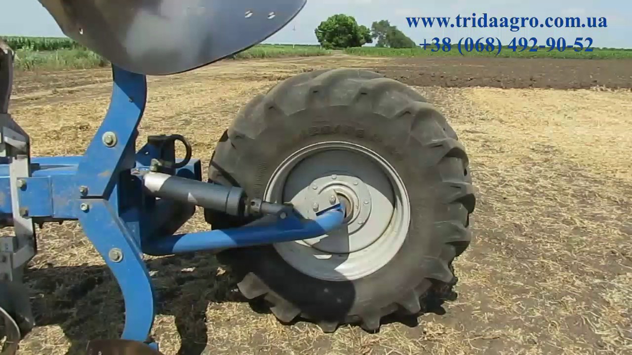 Оборотный плуг Overum - YouTube