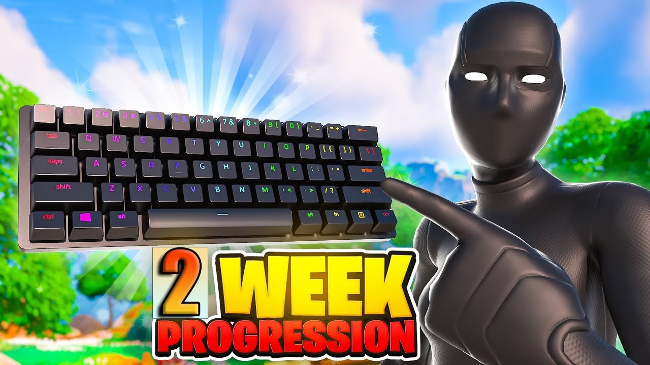 2 WEEK Controller to Keyboard and Mouse Progression Fortnite! - YouTube