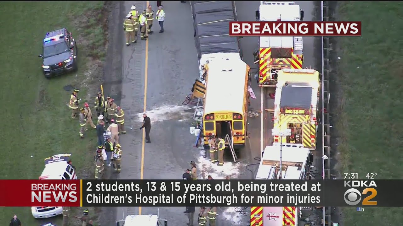 'Severe To Moderate' Injuries Reported From School Bus Crash On I-79 ...