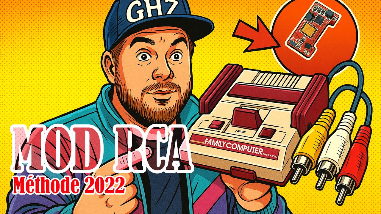 ⚡ MOD AV Composite sur Famicom : Image Propre en Quelques Minutes ! 🔧🎮 ...