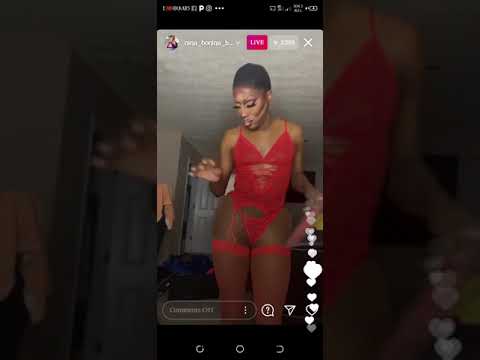 THE MAN WITH THE SEXIEST HIPS INSTAGRAM LIVE IN A LINGERIE 🍑😱😱|NINA BONINA