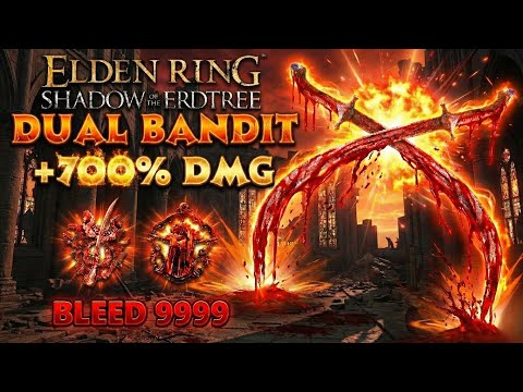 The Most Broken Bleed Build? Dual Bandit Curved Swords vs Elden Ring Bosses