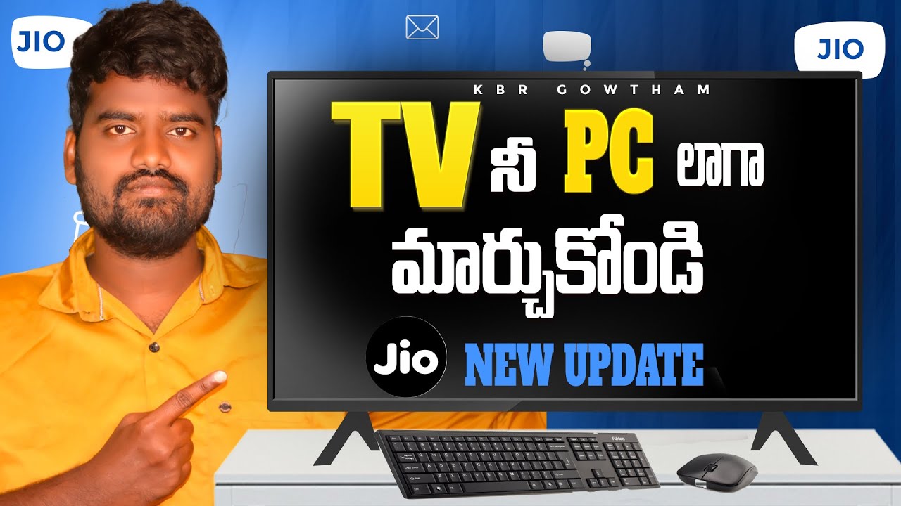 Turn Your TV into a PC for FREE! – Jio PC App Setup Guide - YouTube