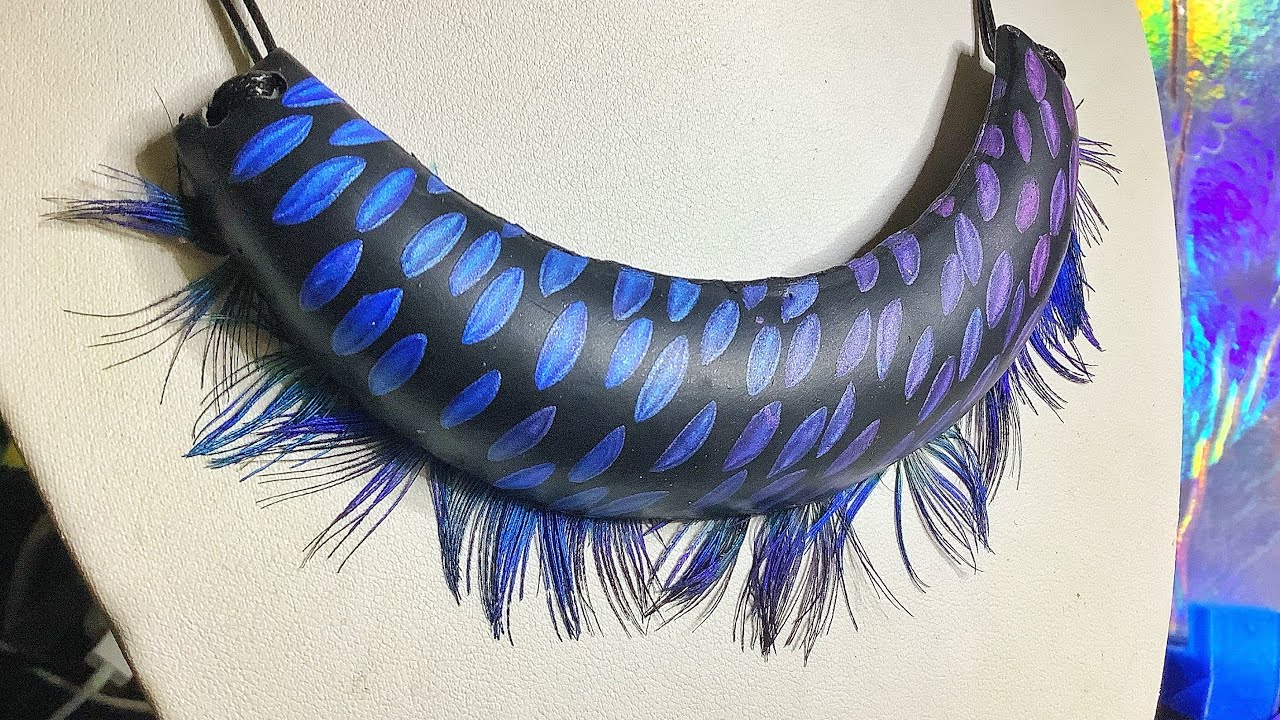 [TUTO] Perle creuse et plumes - YouTube