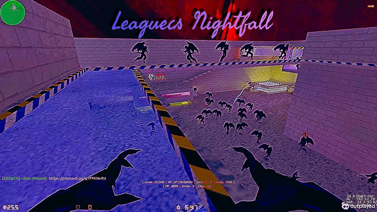 LEAGUECS | Nightfall Zombie Escape [FASTDL | 1000 FPS] map zm_ark_snow ...