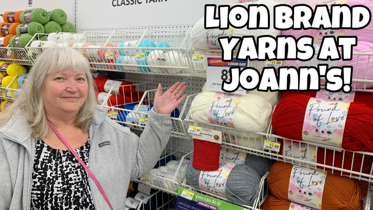 Lion Brand Yarns at Joann Craft Stores - Must See!! #handmadewithjoann ...