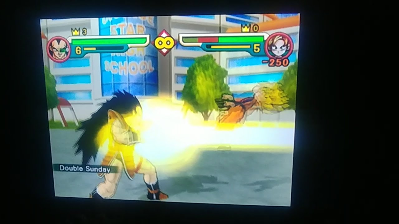 Dragonball Z Budokai 2 Raditz Double Sunday on Suoer Saiyan Goten Gyaku ...