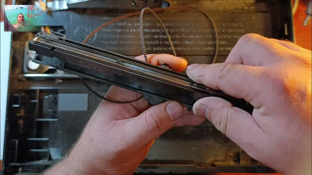 How to fix error E202 on Canon i-SENSYS MF3010 printer. Problem with contact image sensor - YouTube