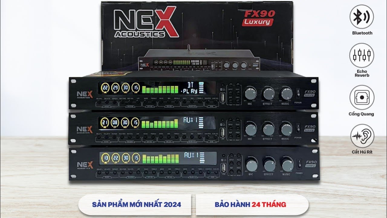 Hướng dẫn chỉnh cơ bản Vang Nex FX90 Luxury | Rất dễ sử dụng| ☎️: 0812. ...