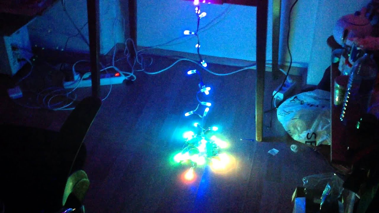 Proximity LED Map Test: Adafruit RGB LED Strip of 50 Pixels - YouTube