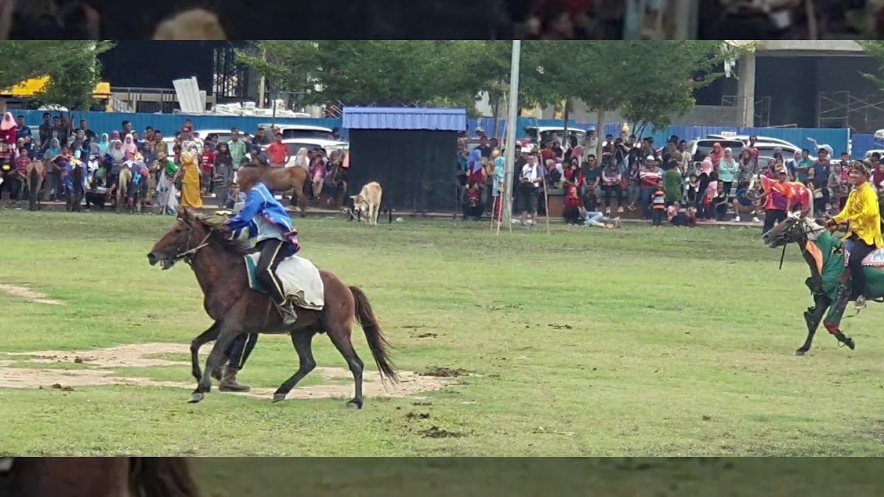VIDEO ZOOM GOL PENENTUAN BOLA JARING KUDA BAJAU | Full HD | Tamu Besar ...