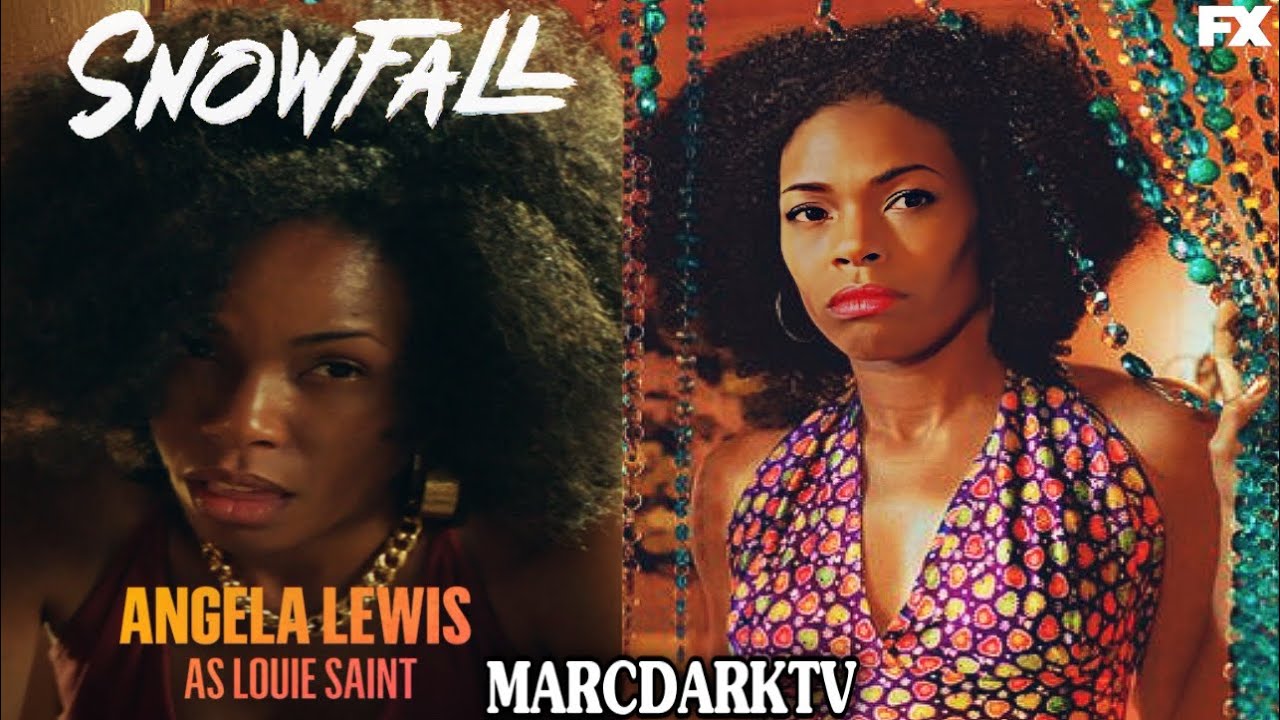 SNOWFALL LOUIE SAINT’S JOURNEY PLAYED BY ANGELA LEWIS!!! - YouTube