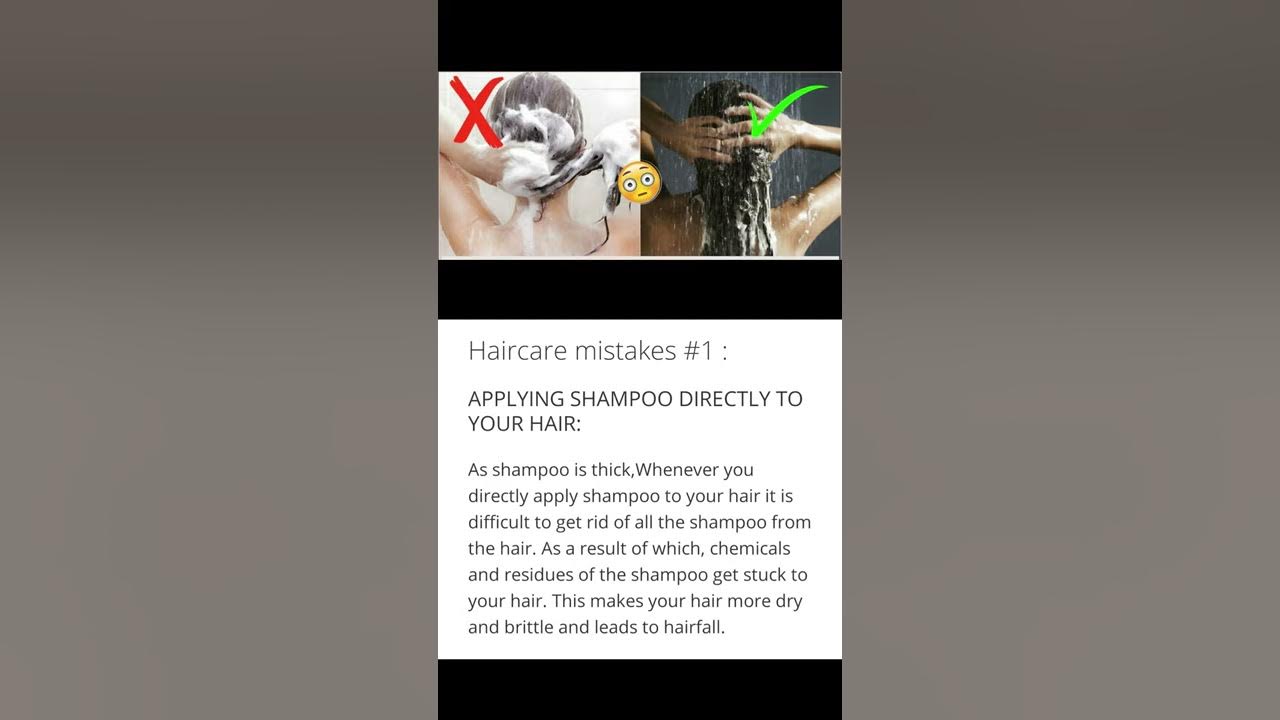 7 Haircare Mistakes You Must Stop Immediately Youtube