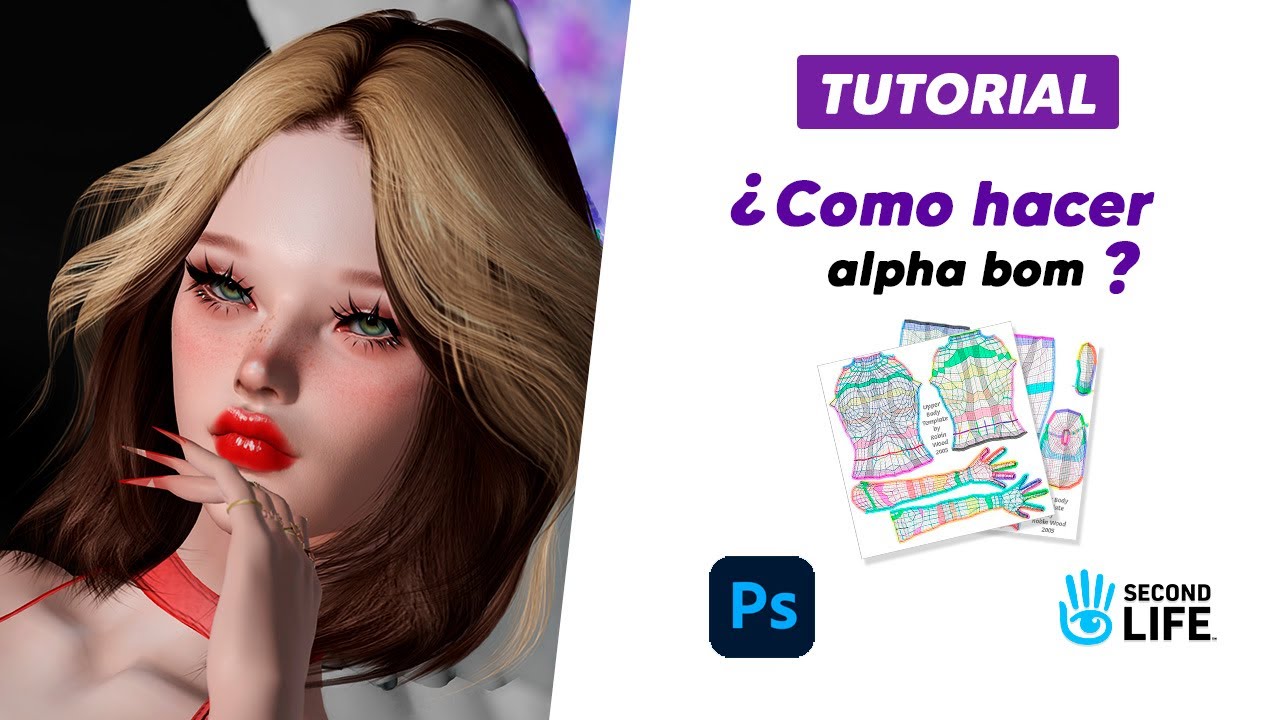 Tutorial Como crear alpha bom - Second life - YouTube