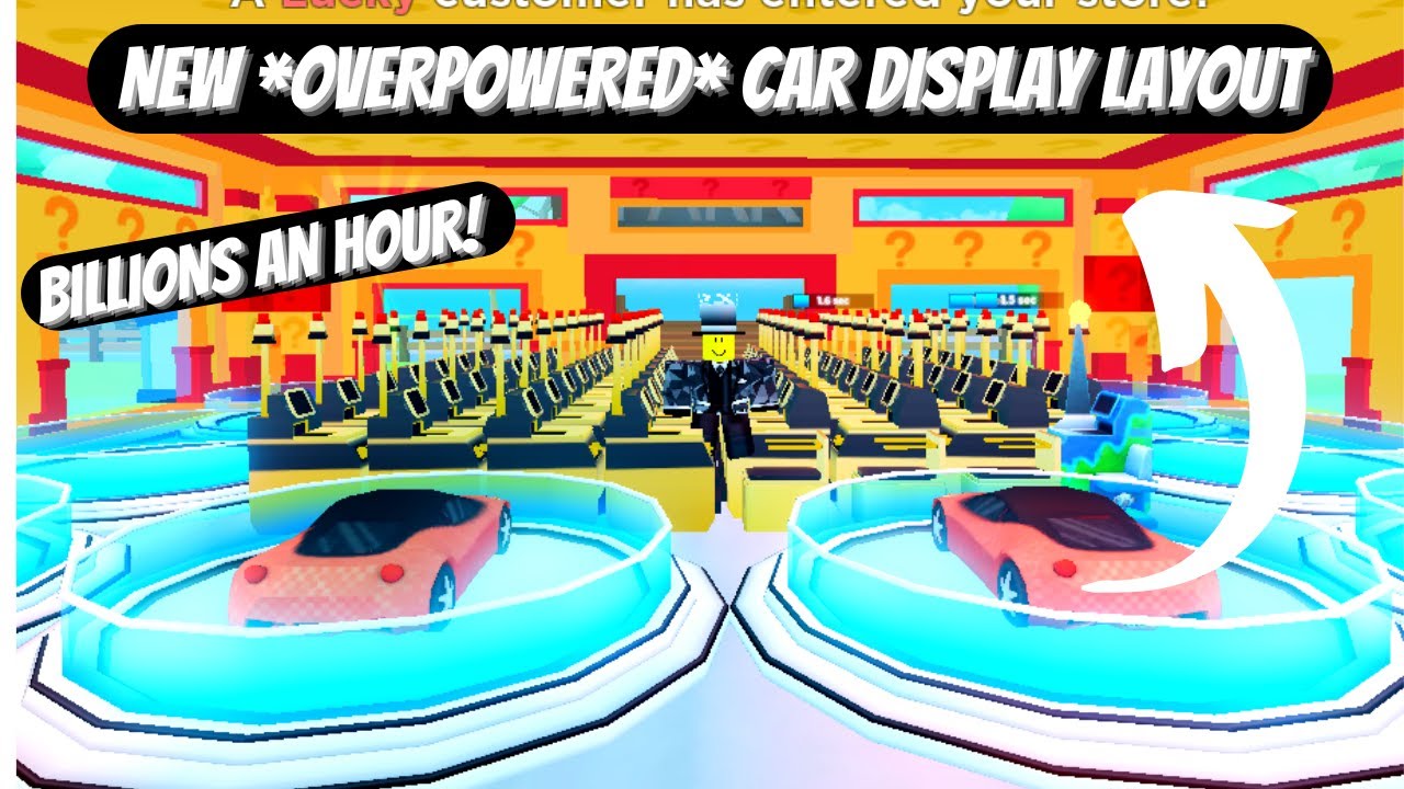 NEW *OVERPOWERED* Car Display Layout! | My Store Roblox! - YouTube