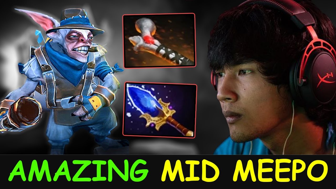 Inyourdream AMAZING MID MEEPO - Rod of Atos first item with Aghanim ...