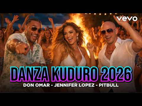 Don Omar x Jennifer Lopez x Pitbull - Danza Kuduro (New Version Remix 2026) EDM Party Mix 2026