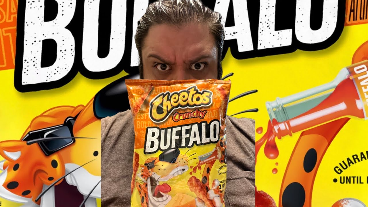 Trying Buffalo flavored Cheetos - YouTube