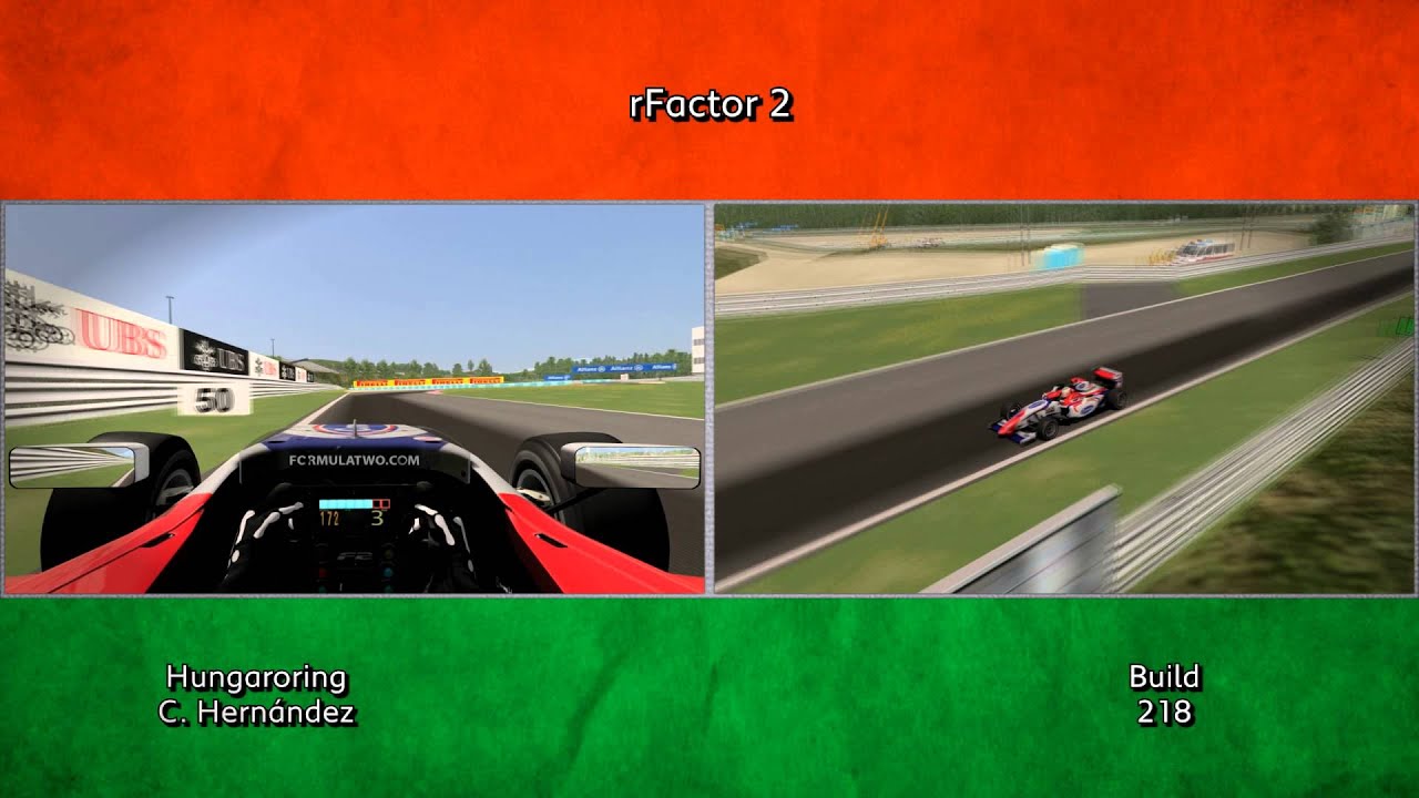 [rF2] rFactor 2 - F2 Williams JPH1B fun @Hungaroring - Max Settings ...