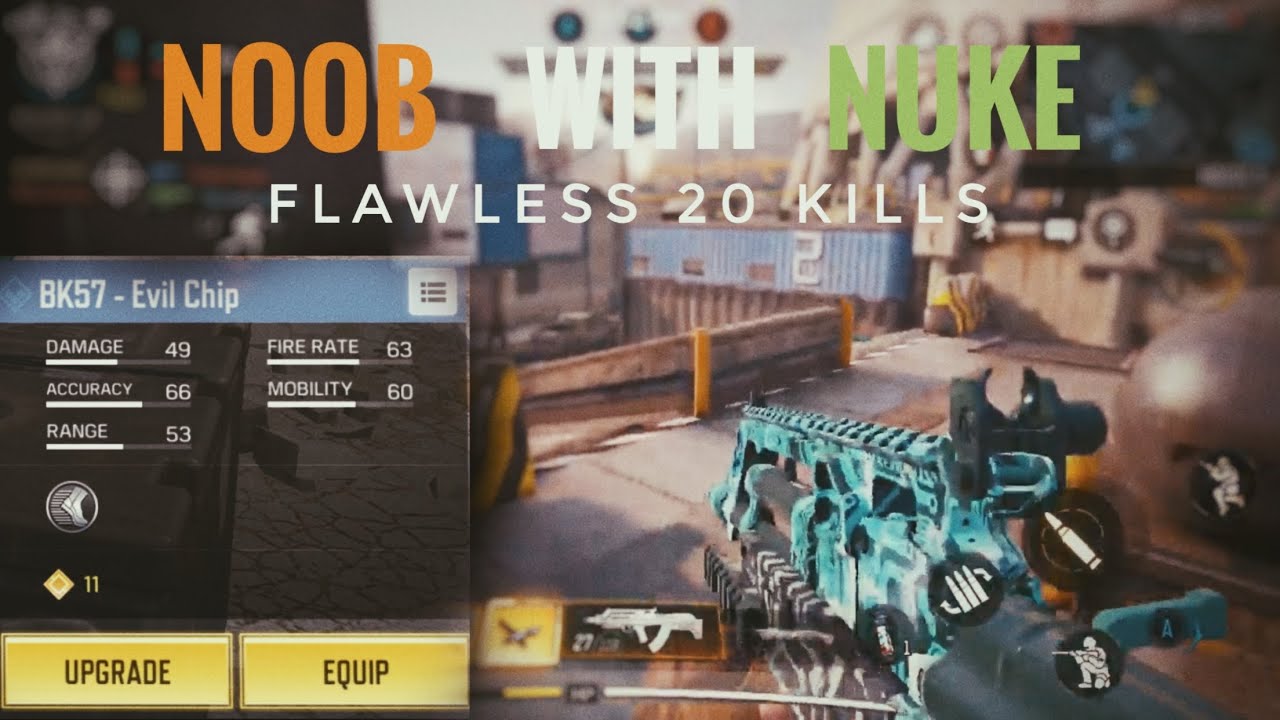 Nuke with BK57 - Evil Chip 🔥 | Flawless game | CODM | NOOB with NUKE 🔥 - YouTube