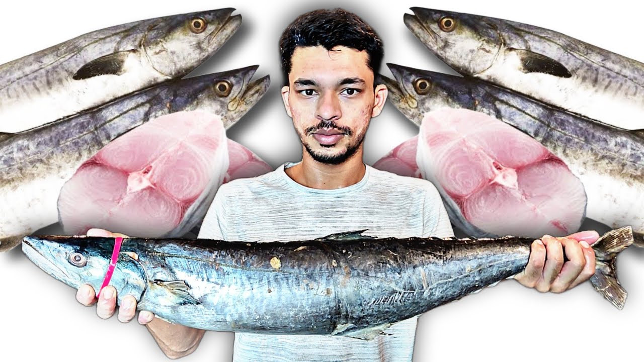 Amazing King Fish Slice Cutting Skills/Packaging In Thane Fish Market ...