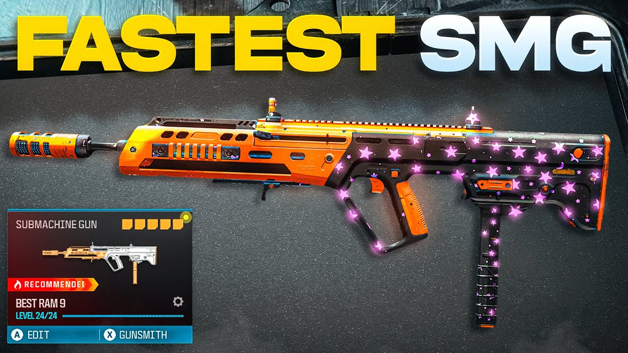 *NEW* FASTEST SMG in Warzone.. (RAM-9) - YouTube
