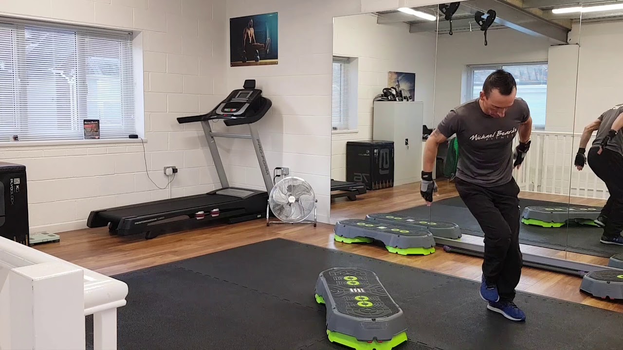 Stepper explosive side step - YouTube