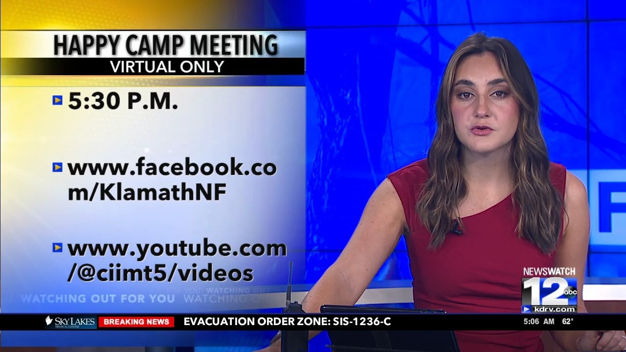 Happy Camp Complex meeting happening today - YouTube