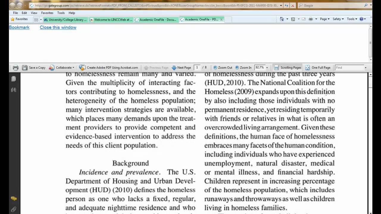 Academic OneFile - YouTube