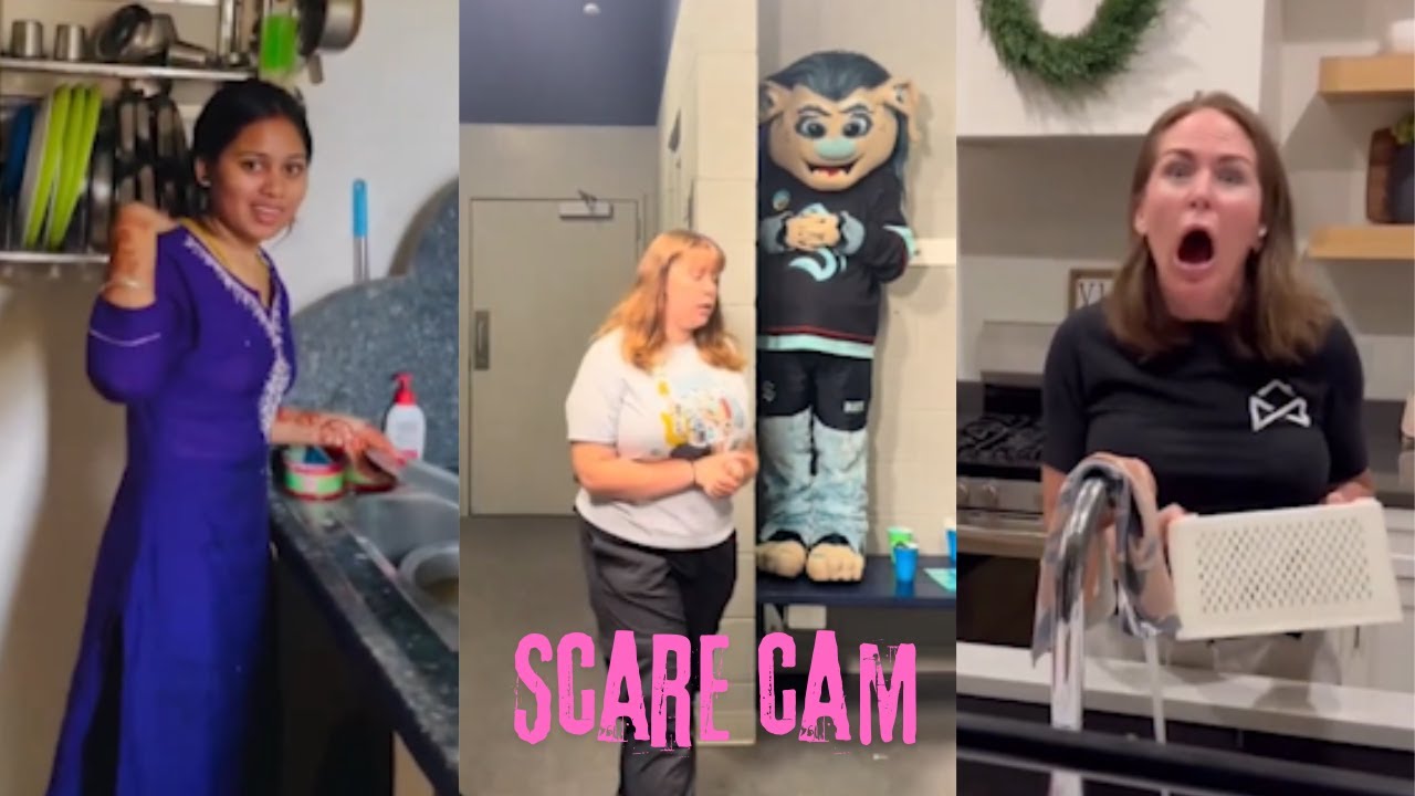 Scare Cam Pranks 🤣🤣 l Funny Videos TikTok Compilation | Funny ...
