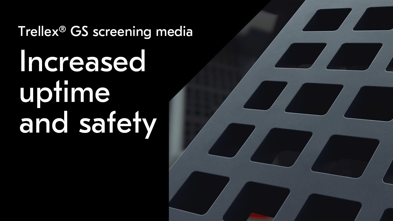 Metso modular screening media Trellex GS - YouTube
