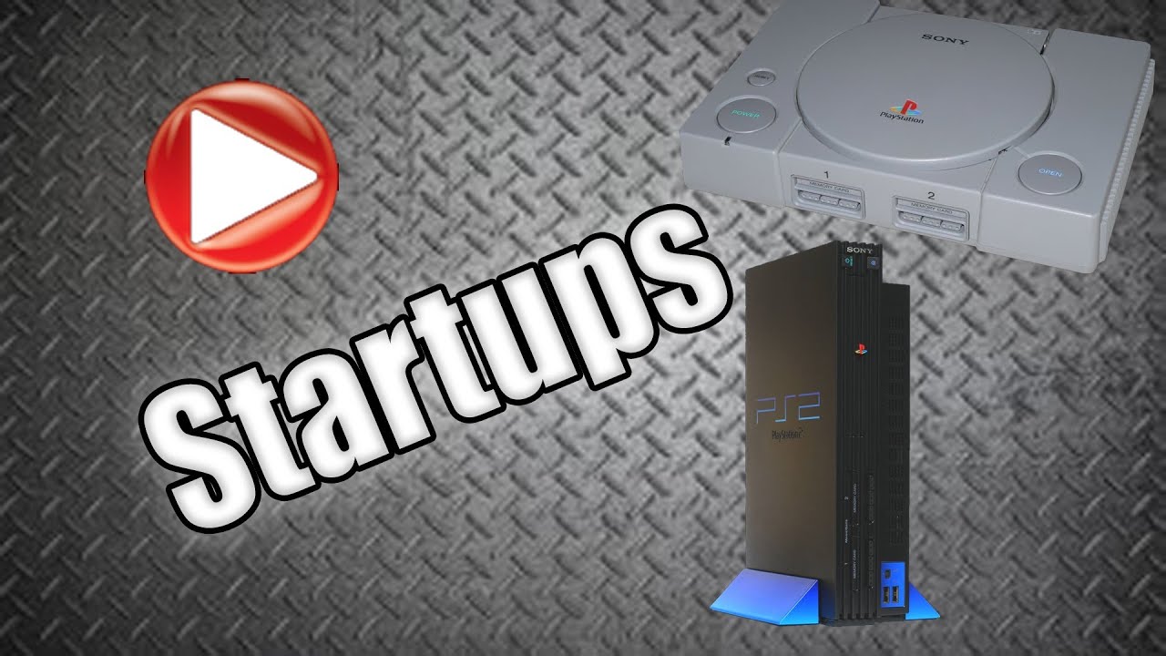 A evolução das startups - todos os consoles (Startup = tela de boot ...