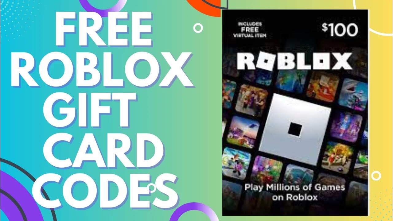 Free Roblox Gift Card Codes 2024 Unused List = Free Robux Codes Update ...