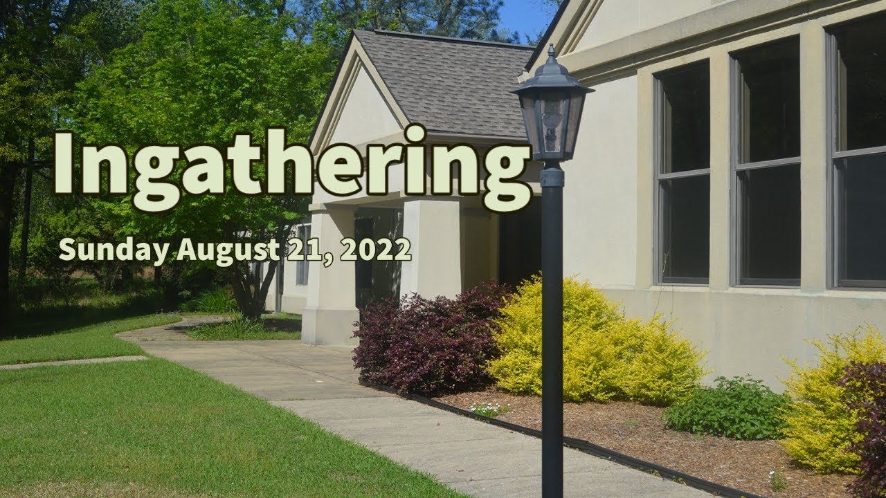 Ingathering | Sunday, August 21, 2022 | UUTuscaloosa - YouTube