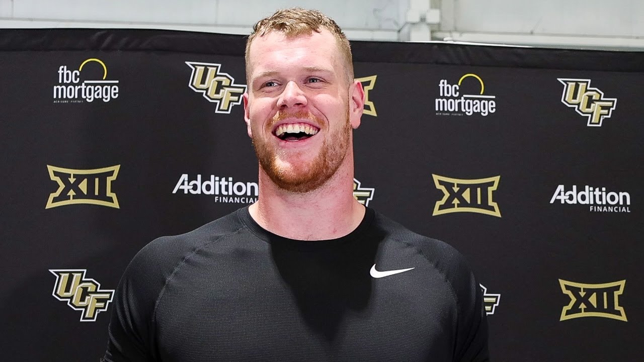 UCF Football: OL Paul Rubelt Spring Practice Press Conference ⚔️🏈 - YouTube