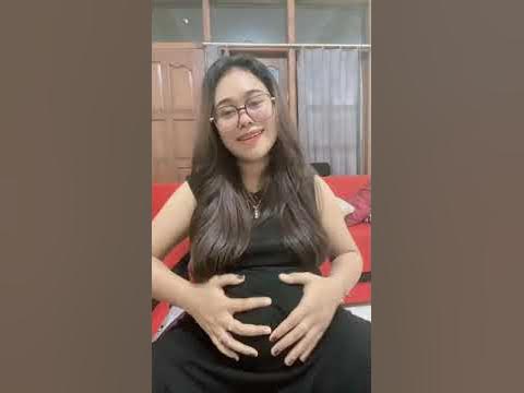 BUMIL CANTIK ELUS ELUS PERUT - YouTube