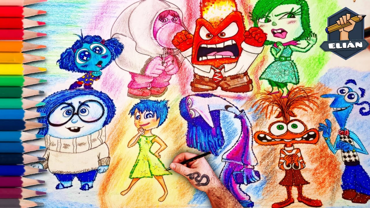 I Have Drawn ENVY and ALL the characters from INSIDE OUT 2 #insideout # ...