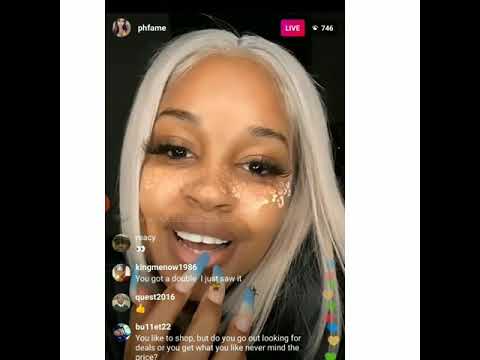 Phfame shows you her lips and says enjoy yourself why you here