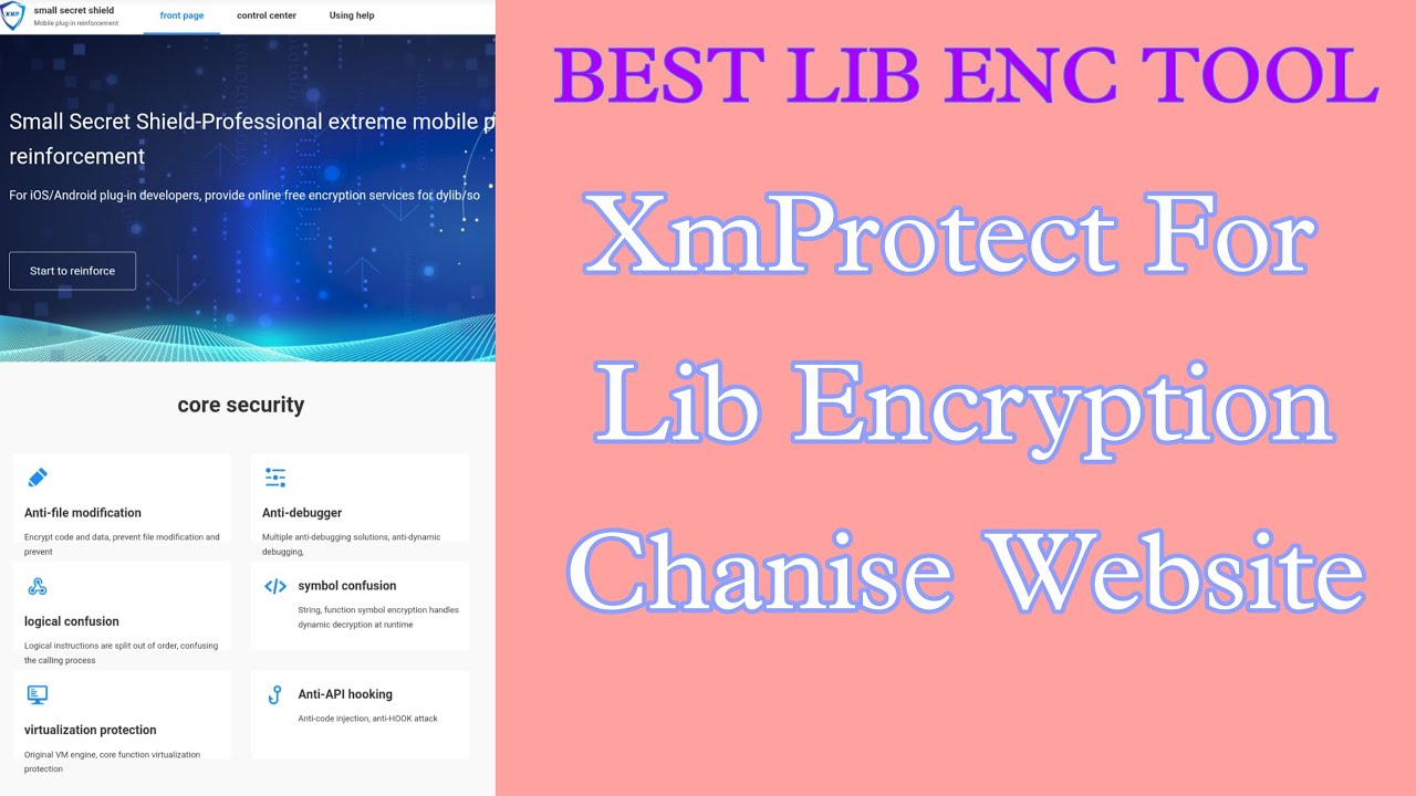XmProtect Best Lib Enc Website || External Lib Encryption - YouTube