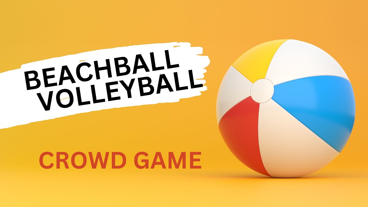 We Played Volleyball with a Beachball While Sitting In Chairs - An Indoor, Classroom or Crowd ...