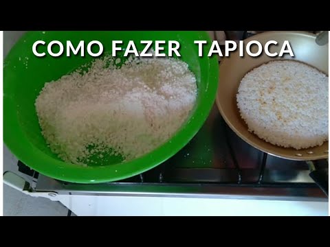 como fazer tapioca na frigideira passo a passo - YouTube