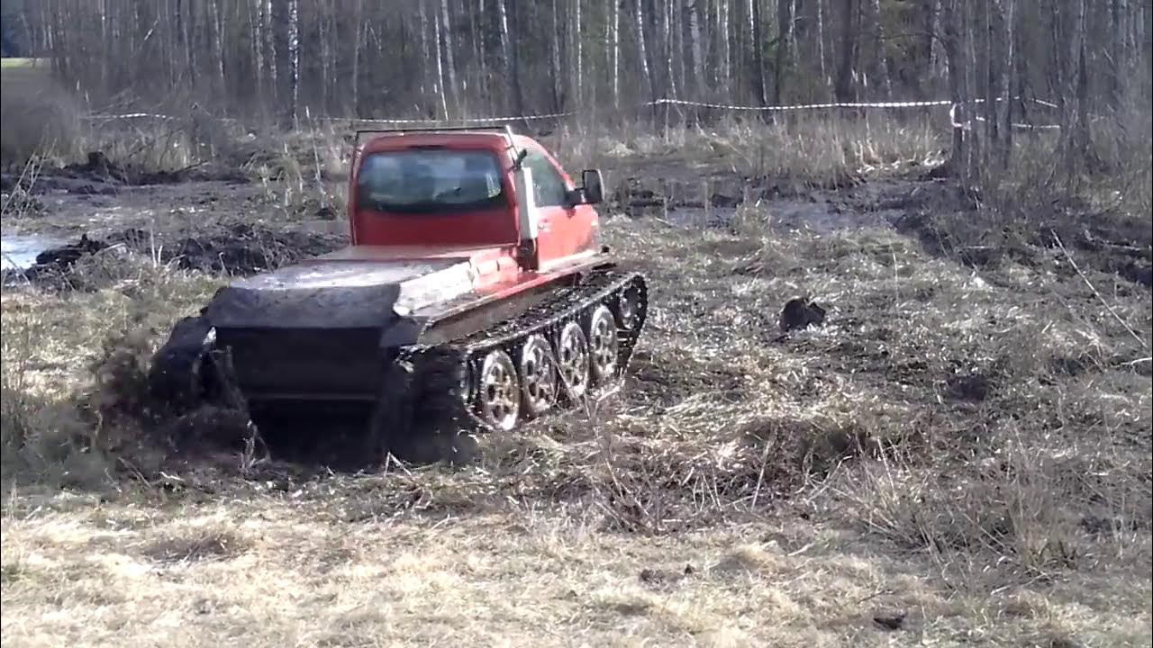 Гусеничный вездеход Тандем Трак. Crawler all-terrain vehicle Tandem ...