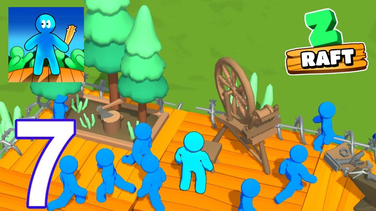 Zombies Raft 🧟‍♂️ - Gameplay Walkthrough - Part 7 (Android,ios) - YouTube