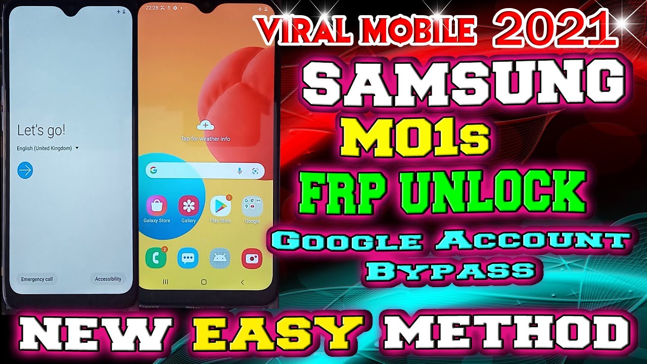 Samsung M01s Frp Unlock Samsung Galaxy SM-( M017F )Google Account ...